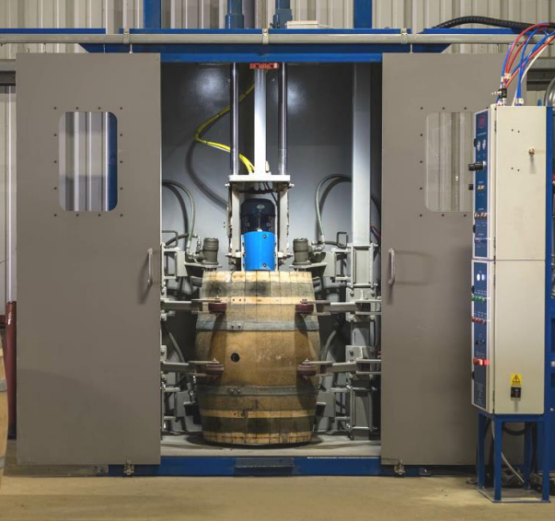 Whisky Barrel Rejuvenation DeChar and ReChar - Schoolhill Hydraulic ...